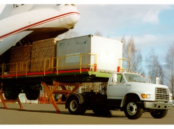 ULD Handling System, truck based container loader-transporter, self ...