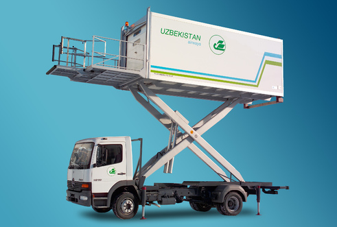 ULD Handling System, truck based container loader-transporter, self ...
