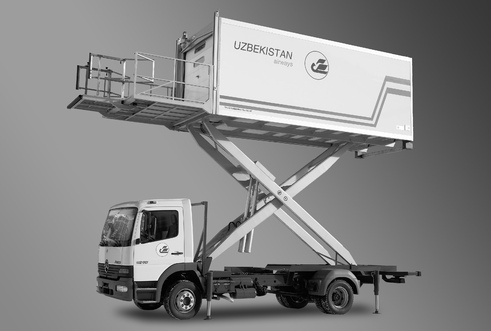 ULD Handling System, truck based container loader-transporter, self ...