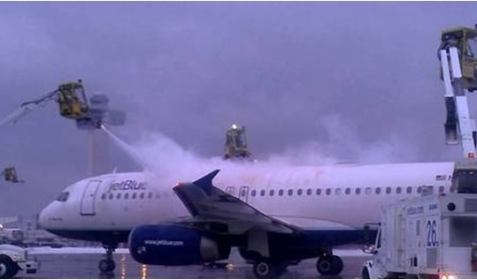 Deicing and anti-icing equipment, de-icers, anti-icing machine